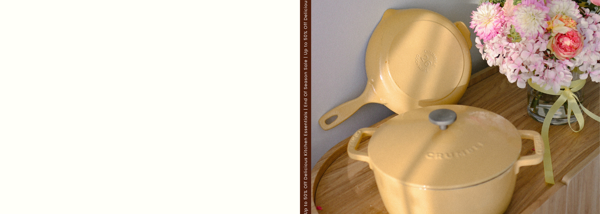 Essential Cookware | Pots, Pans & Knives | Crumble Cookware