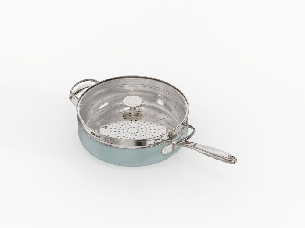 Deep Ceramic Fry Pan 28cm | Crumble Cookware