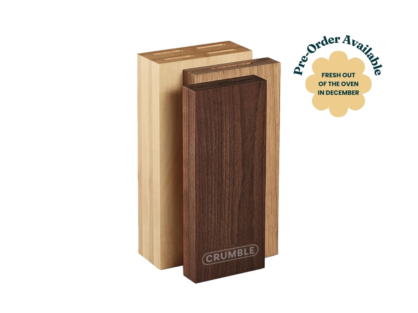 Wood Knife Block | Crumble Cookware